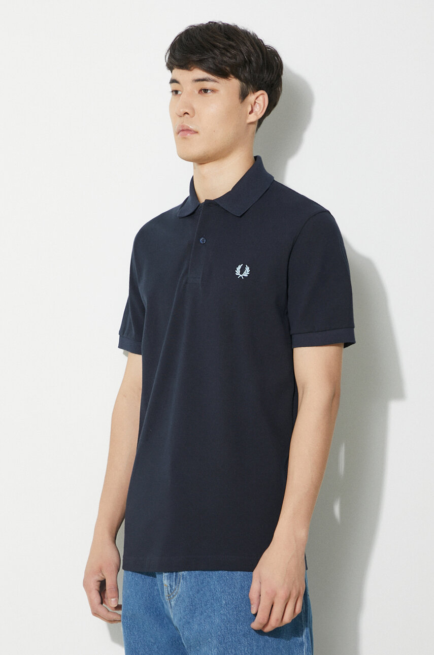 Fred Perry cotton polo shirt The Original Shirt navy blue color M3.795 ...