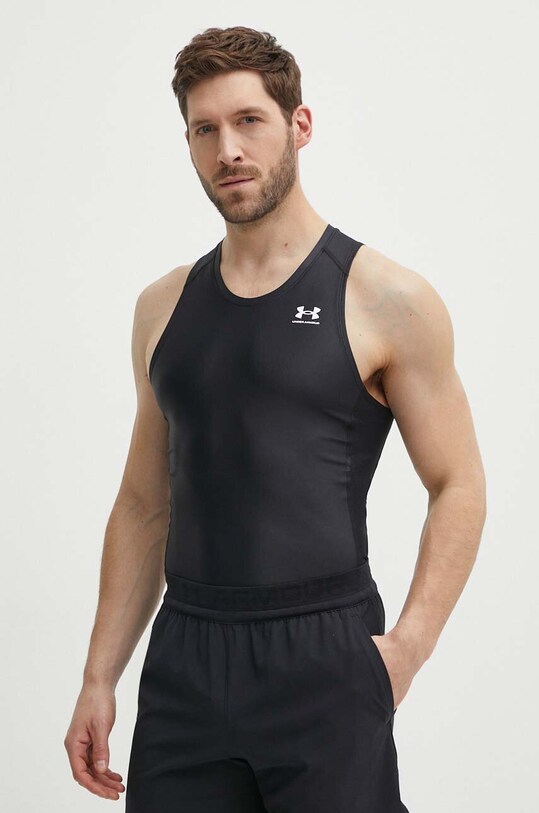 Under Armour edzős póló HG Iso-Chill Compression fekete | ANSWEAR.hu