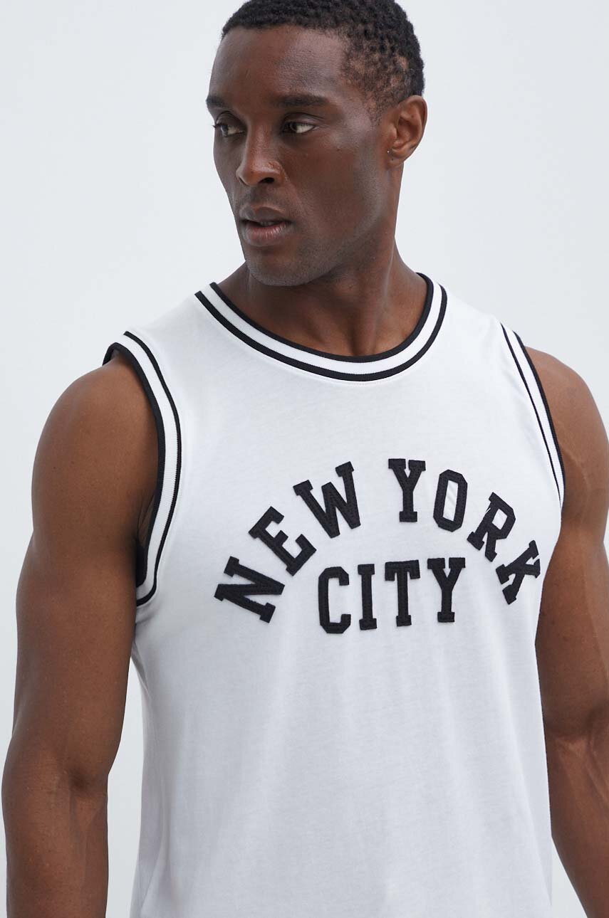 Champion top męski kolor biały 220009 | Answear.com