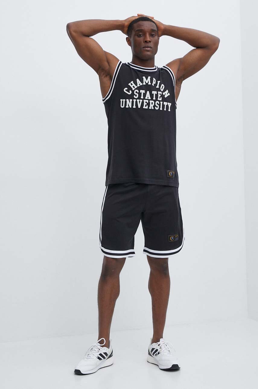 Champion top męski kolor czarny 220009 | Answear.com