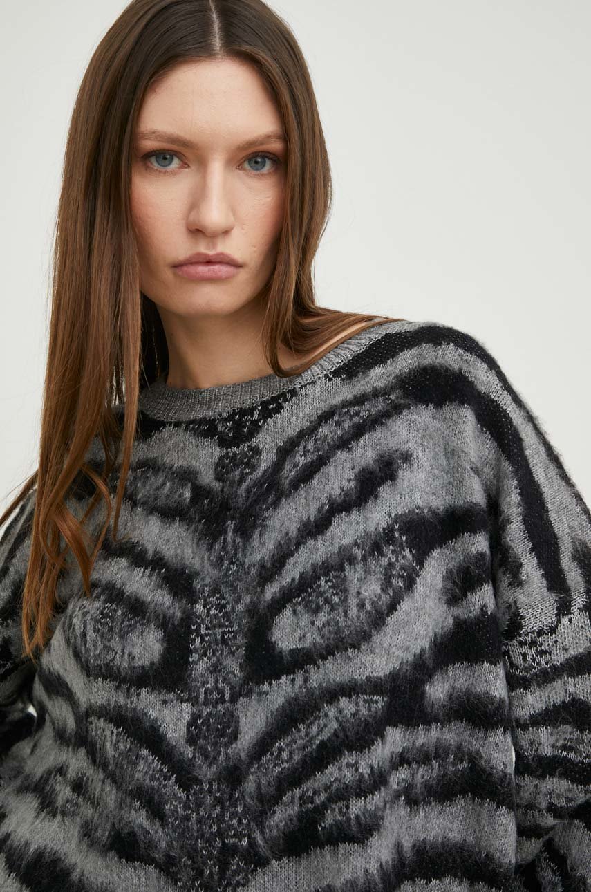 Answear Lab sweter z wełną damski kolor szary ciepły | Answear.com