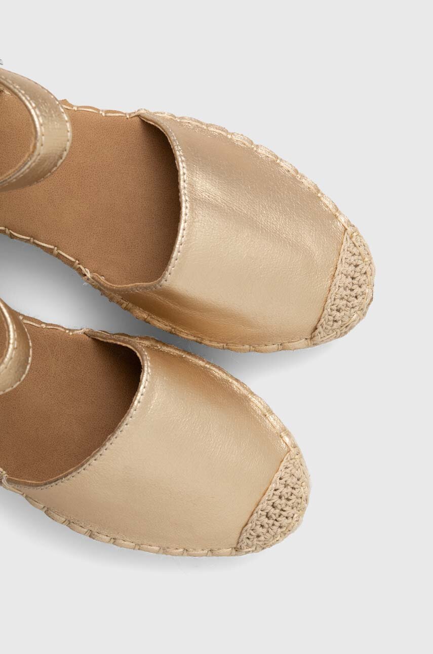 Espadrile Answear Lab boja: zlatna, s platformom | ANSWEAR.hr