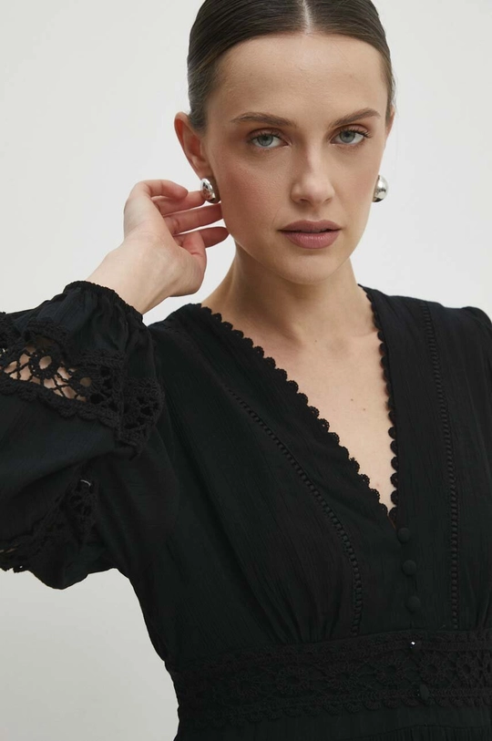 Платье Answear Lab цвет чёрный mini расклешённая | ANSWEAR.ua