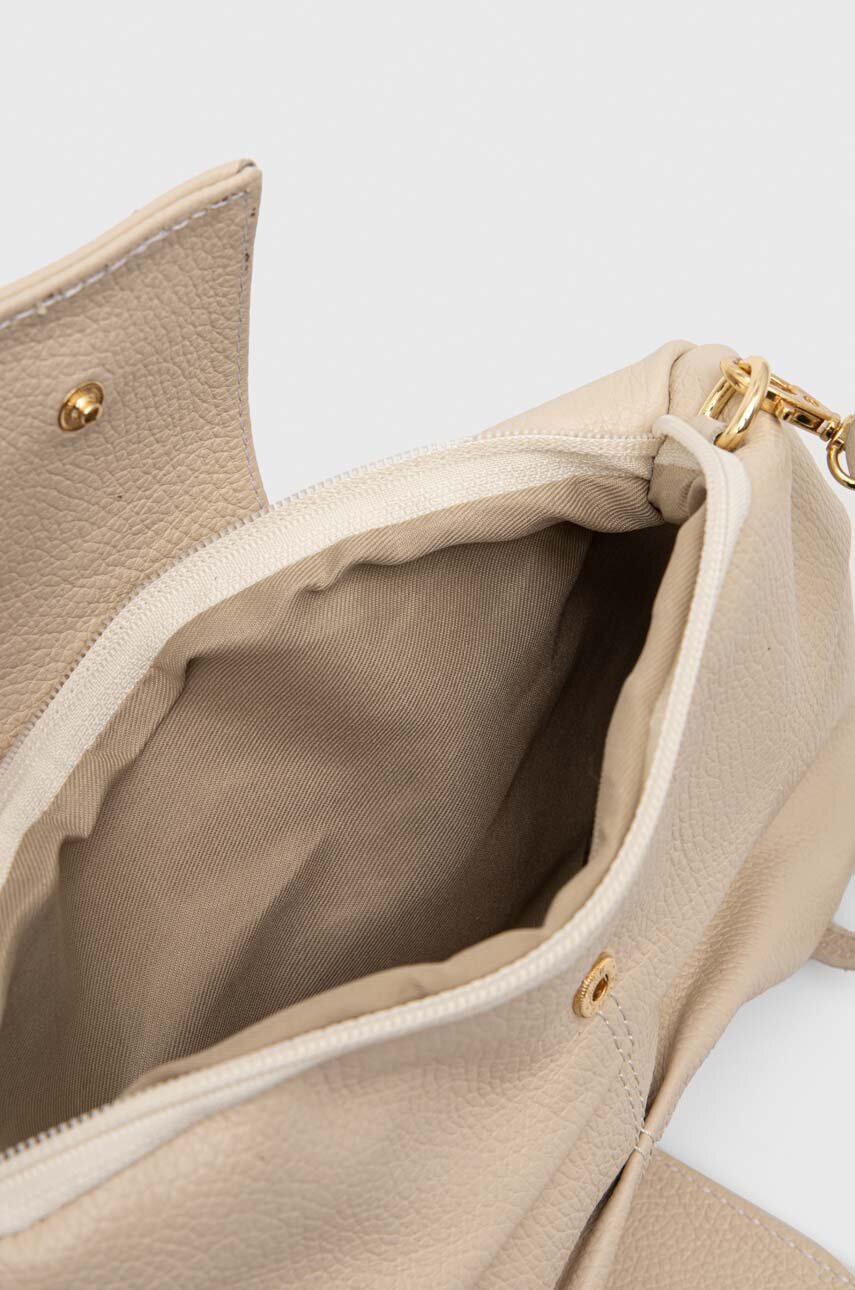 Answear Lab torebka skórzana kolor beżowy | Answear.com