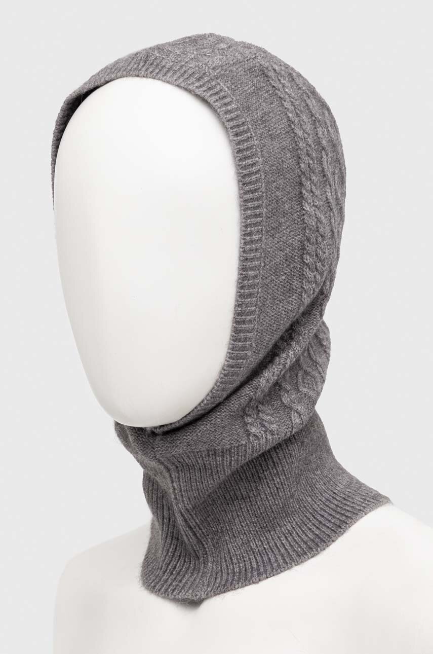 Answear Lab kominiarka z kaszmirem kolor szary | Answear.com