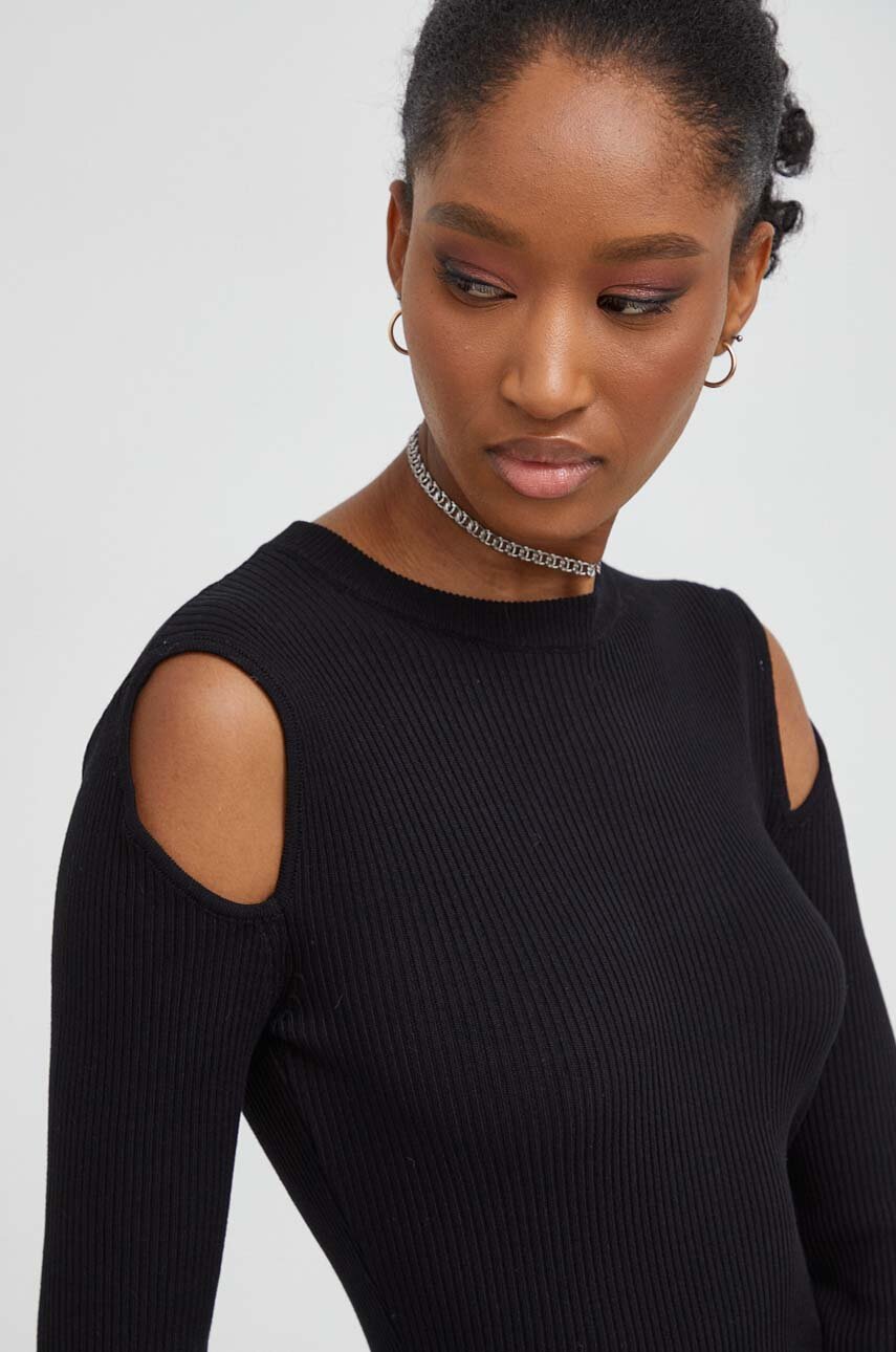 Šaty Answear Lab čierna farba, mini, áčkový strih | ANSWEAR.sk