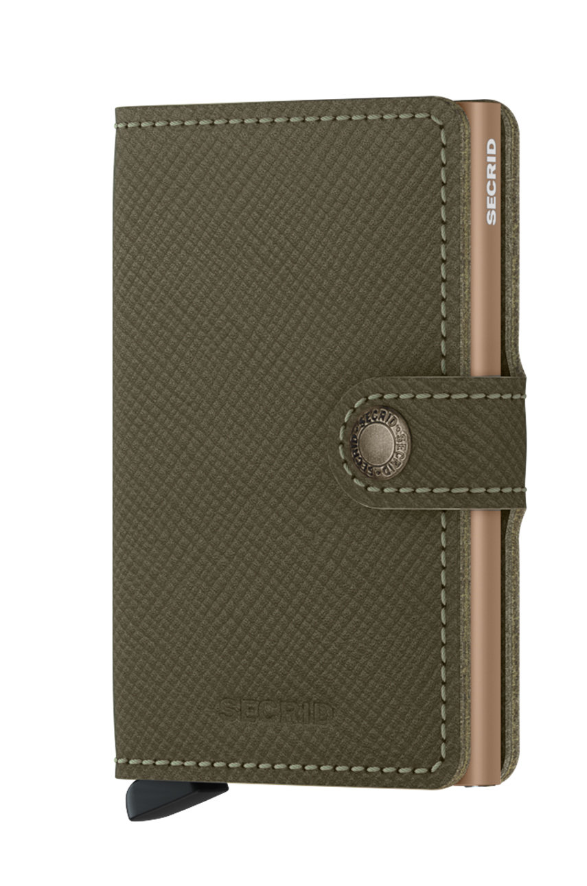 Secrid leather wallet green color | buy on PRM