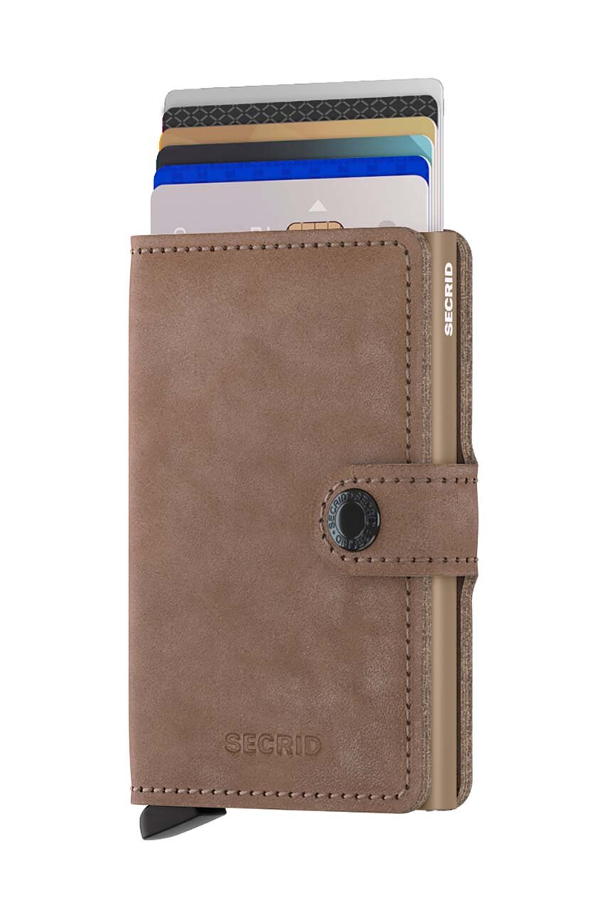 Secrid leather wallet beige color | buy on PRM