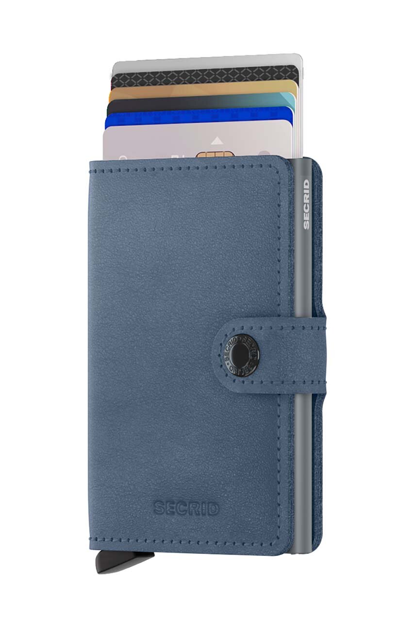 Secrid leather wallet blue color | buy on PRM