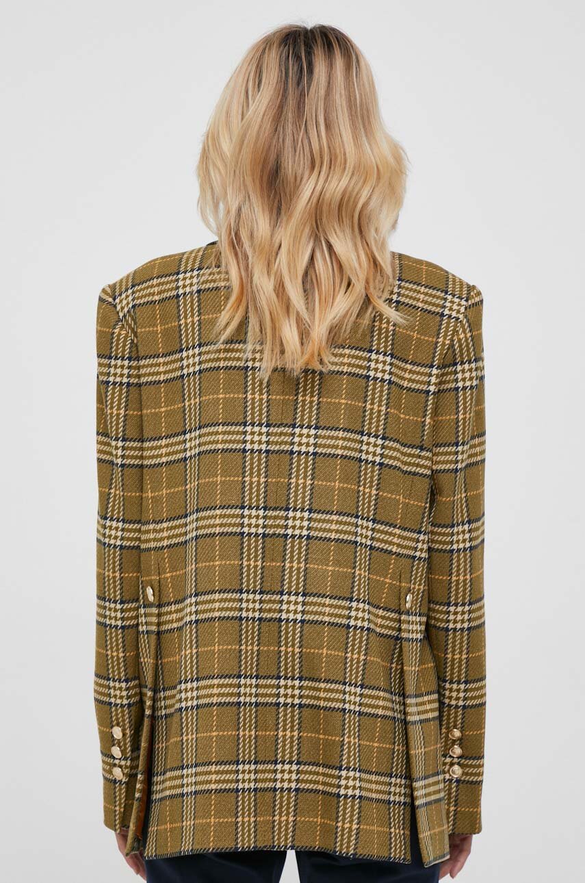 Mos Mosh marynarka kolor zielony jednorzędowa wzorzysta | Answear.com