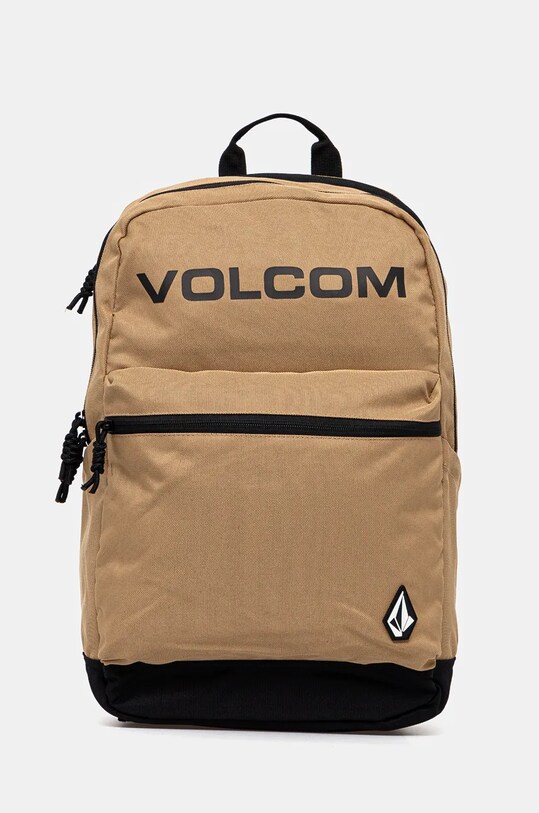 Volcom plecak męski kolor beżowy duży gładki | Answear.com