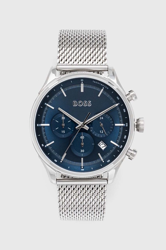 BOSS zegarek męski kolor srebrny | Answear.com