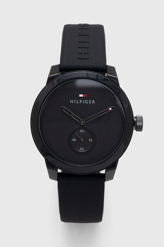 Tommy Hilfiger zegarek męski kolor czarny | Answear.com