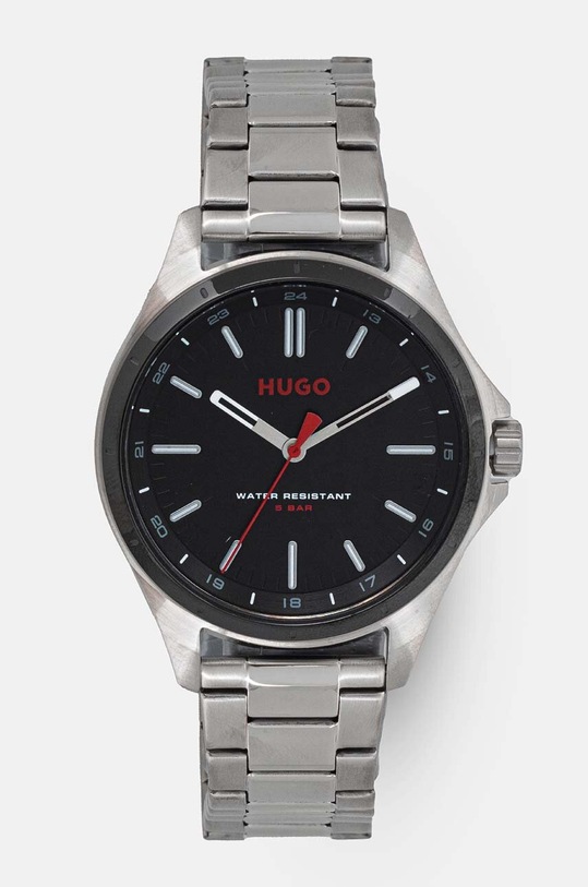 HUGO zegarek męski kolor srebrny 1530323 | Answear.com