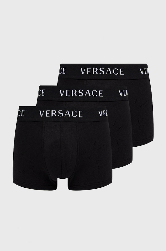 Боксери Versace (3-pack) чоловічі колір чорний | ANSWEAR.ua