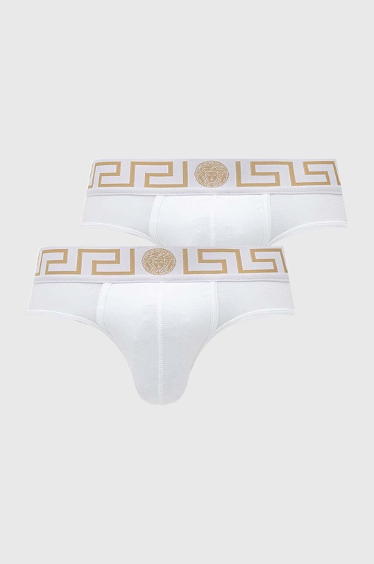 Versace slipy 2-pack męskie kolor biały AU10180 A232741 | Answear.com