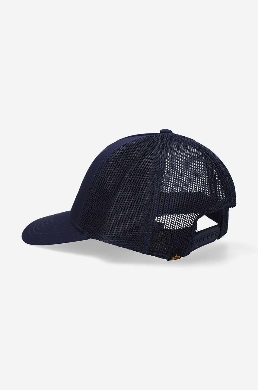 Alpha Industries baseball cap navy blue color at PRM US