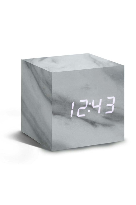 Gingko Design zegar stołowy Cube Marble Click Clock | Answear.com