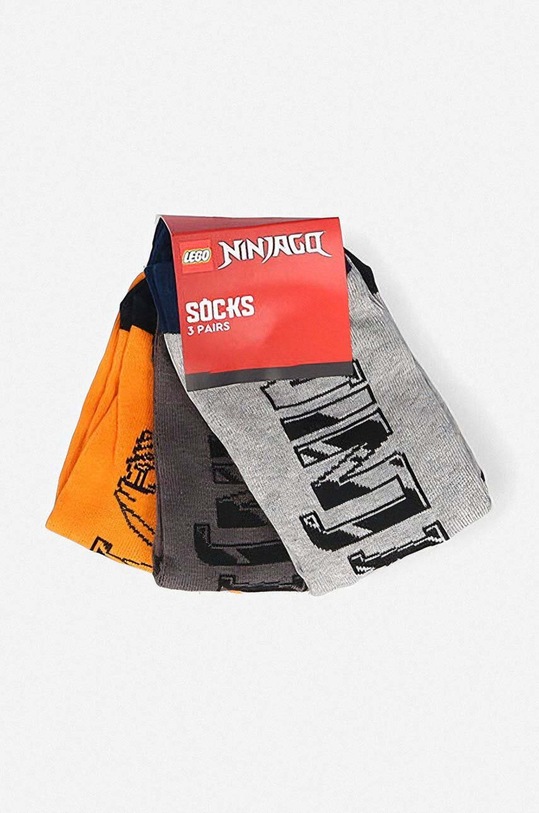 Дитячі шкарпетки Lego 3-pack колір сірий | ANSWEAR.ua