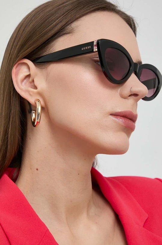 Guess okulary przeciwsłoneczne damskie kolor czarny GU7905_5201T ...