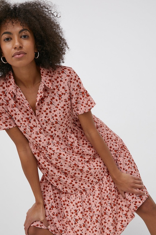 JDY rochie culoarea roz, mini, evazată | ANSWEAR.ro