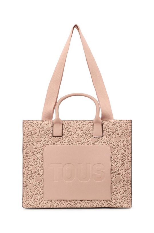 Τσάντα Tous Kaos Mini Evolution χρώμα: μπεζ | Answear.gr