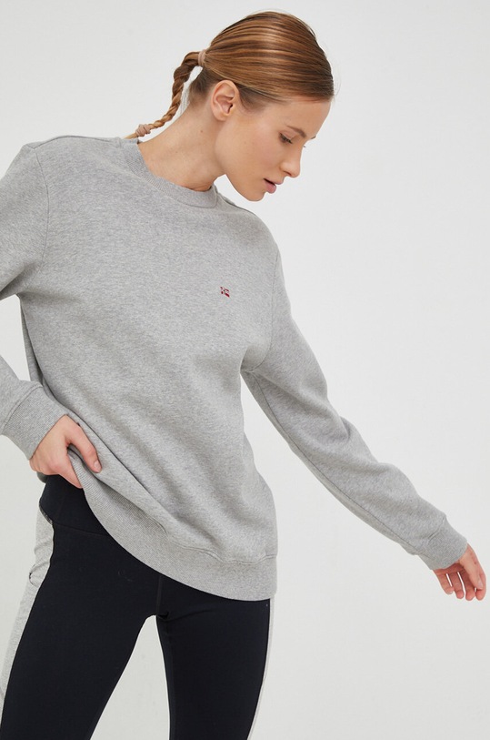 Bluza Napapijri moška, siva barva, | kupite na ANSWEAR.si