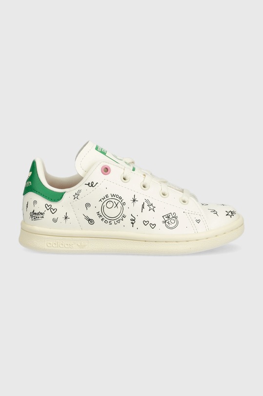 adidas Originals sneakers pentru copii Stan Smith culoarea alb | ANSWEAR.ro