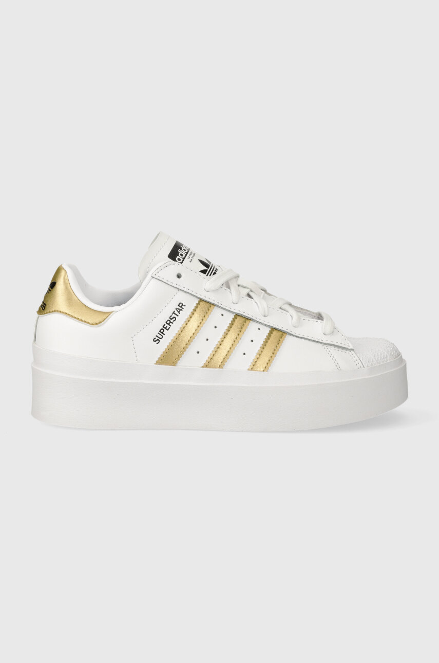 adidas Originals sneakersy skórzane Superstar Bonega IF7583 kolor biały ...