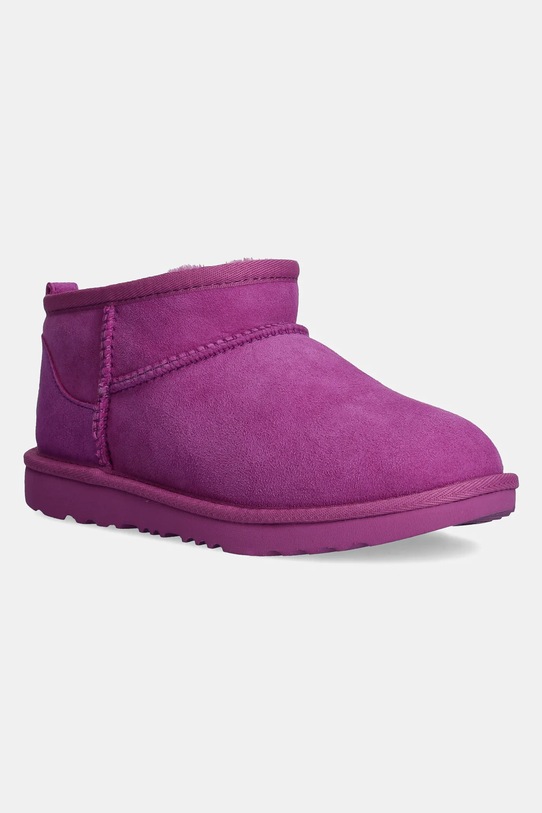 UGG cizme de zapada din piele intoarsa KIDS CLASSIC ULTRA MINI culoarea ...