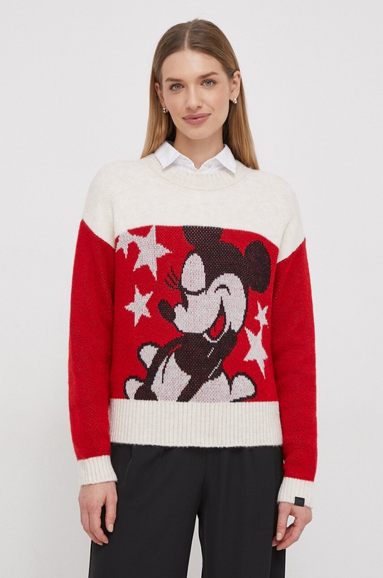 United Colors of Benetton sweter z domieszką wełny damski kolor ...