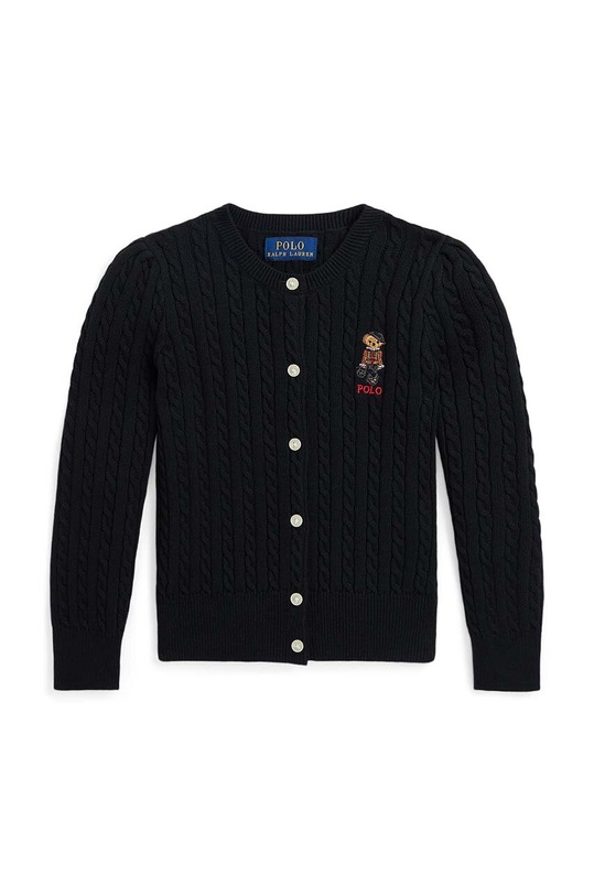 Polo Ralph Lauren cardigan copii culoarea negru | ANSWEAR.ro