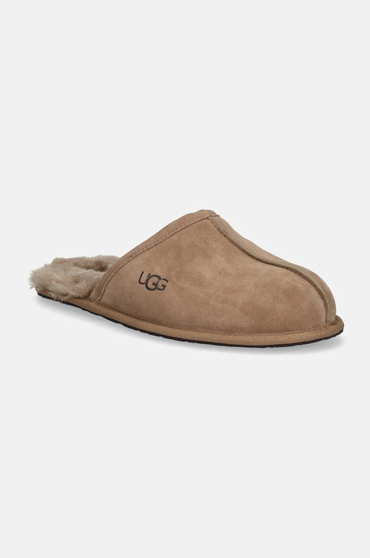 UGG kapcie zamszowe Scuff kolor beżowy 1101111-CRBO | Answear.com