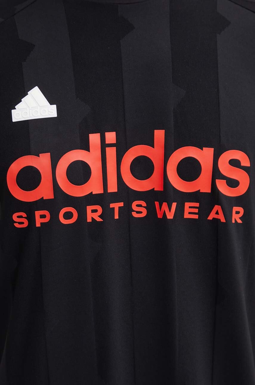 adidas t-shirt Tiro męski kolor czarny z nadrukiem IW3586 | Answear.com