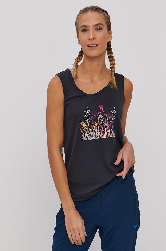 CMP Top damski kolor szary | Answear.com