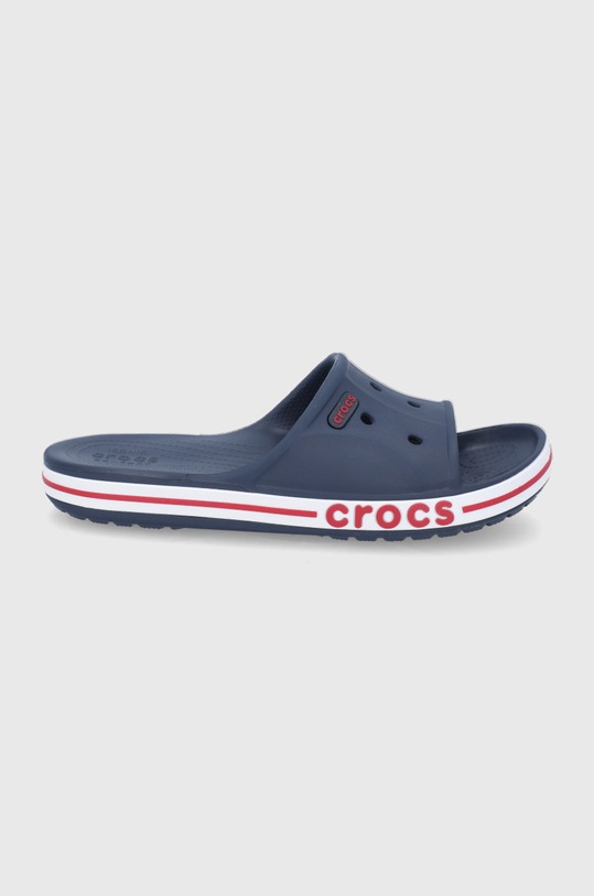 Crocs klapki BAYABAND 205392 kolor granatowy BAYABAND.SLIDE.205392-NAVY ...