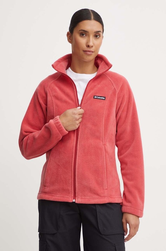Columbia bluza sportowa Benton Springs kolor czerwony gładka 1372111 ...