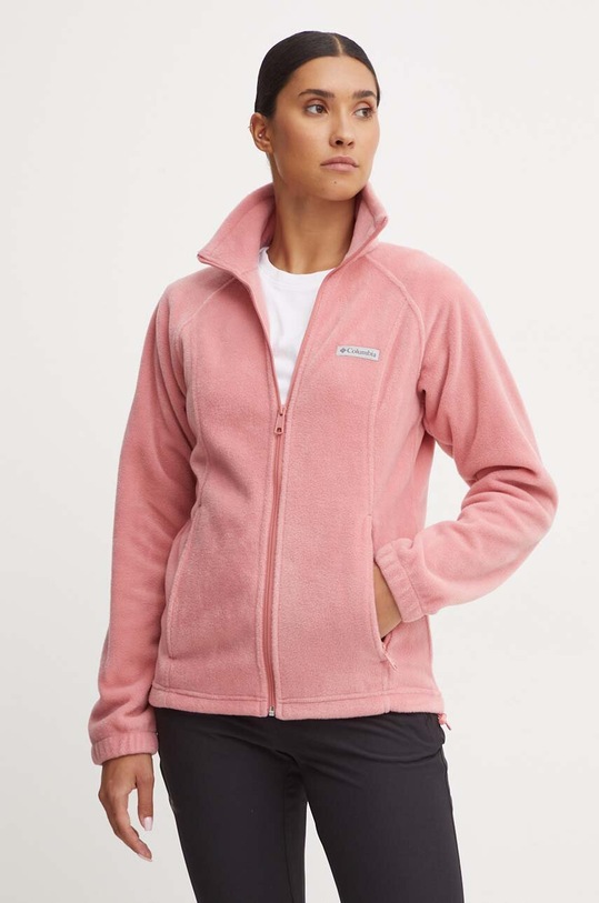 Columbia bluza sportowa Benton Springs kolor różowy gładka 1372111 ...