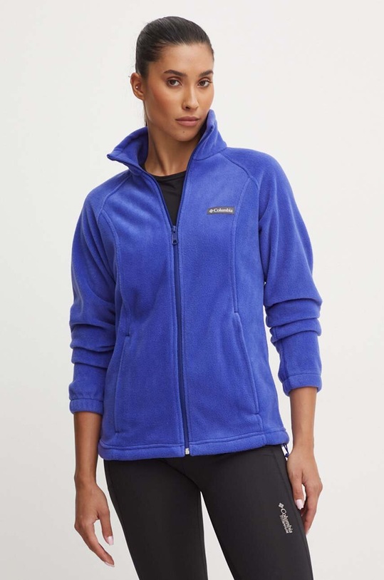 Columbia bluza sportowa Benton Springs kolor fioletowy gładka 1372111 ...