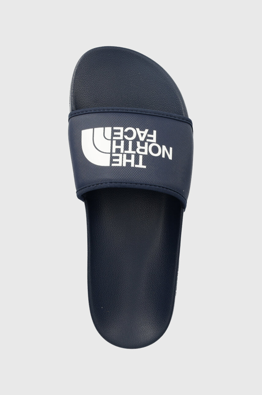 The North Face sliders BASE CAMP SLIDE III men's navy blue color at PRM US