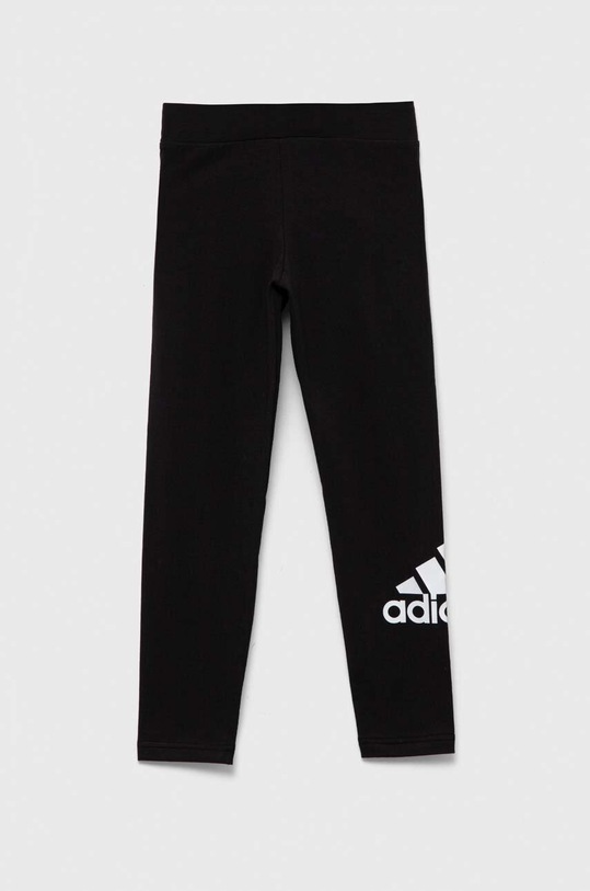 adidas legginsy dziecięce G BL kolor czarny z nadrukiem | Answear.com