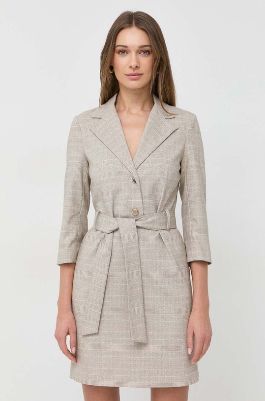 Сукня Morgan REVA.F колір бежевий mini пряма REVA.F | ANSWEAR.ua