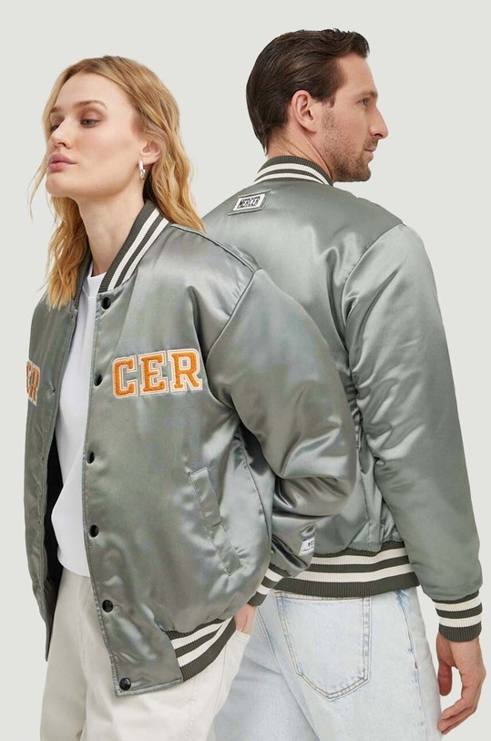 The Mercer Brand kurtka bomber Mercer Varsity kolor zielony zimowa ...