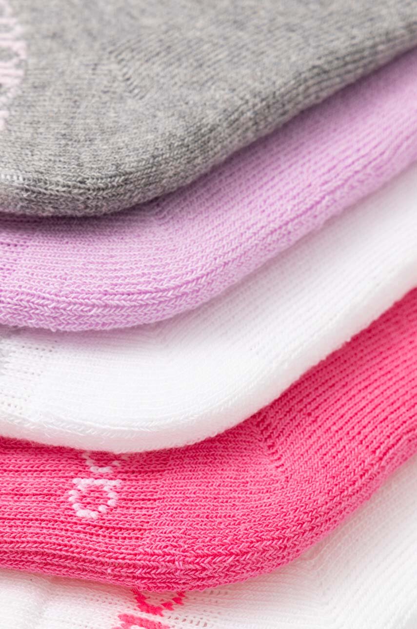 Detské ponožky adidas Performance 5-pak ružová farba | ANSWEAR.sk