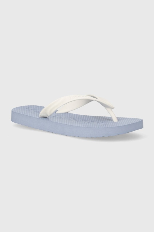 Tommy Jeans slapi TJW LOGO FLIP FLOP femei, cu toc plat, EN0EN02447 ...