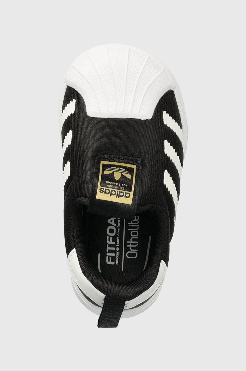 Detské tenisky adidas Originals SUPERSTAR 360 čierna farba | ANSWEAR.sk