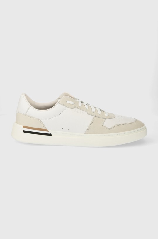 BOSS sneakersy skórzane Clint kolor biały 50517303 | Answear.com