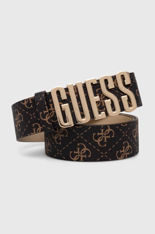 Guess pasek NOELLE damski kolor czarny BW9126 P4235 | Answear.com