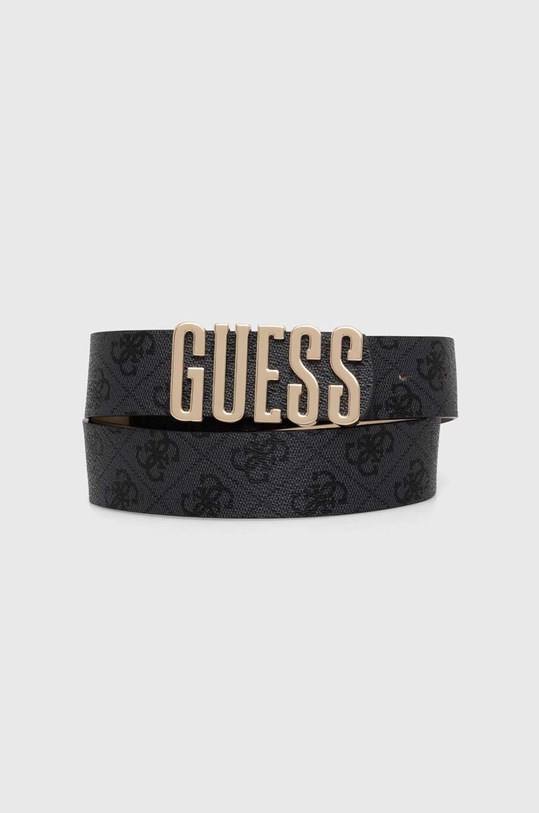 Guess pasek NOELLE damski kolor czarny BW9126 P4235 | Answear.com