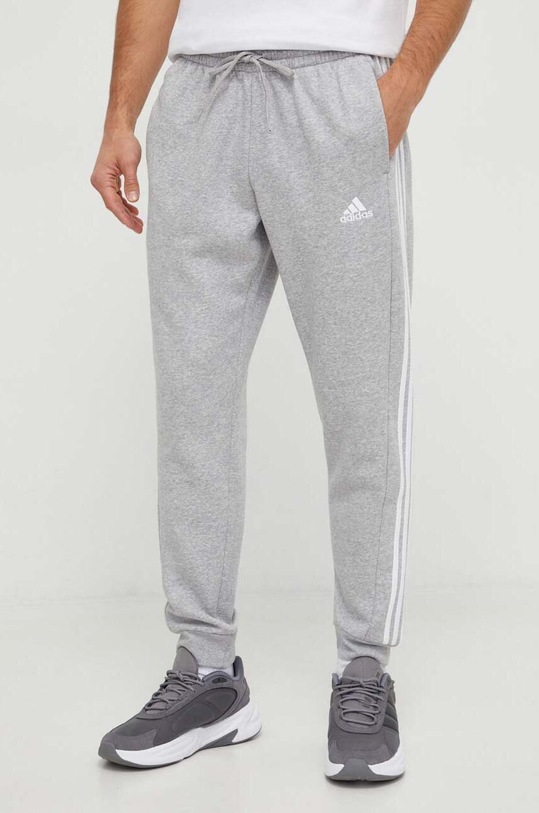 adidas spodnie dresowe Essentials kolor szary melanżowe IJ6494 ...